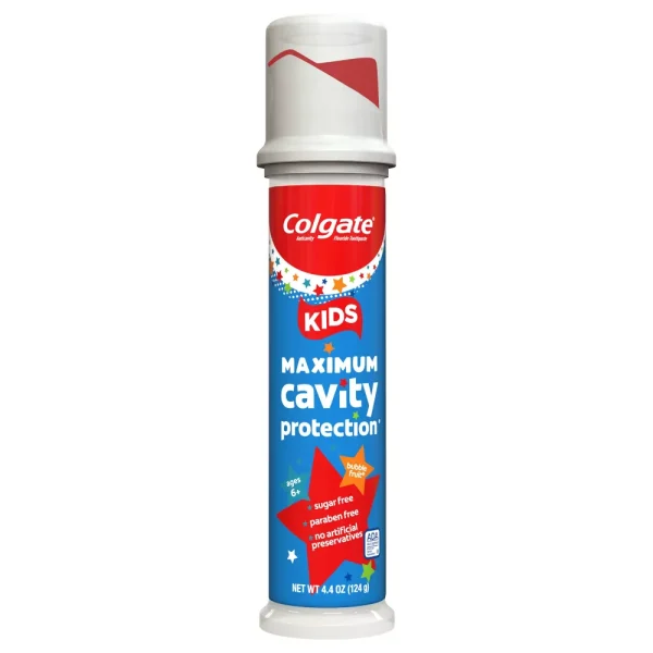 Colgate Kids Maximum Cavity Protection Toothpaste Pump – 4.4oz ...