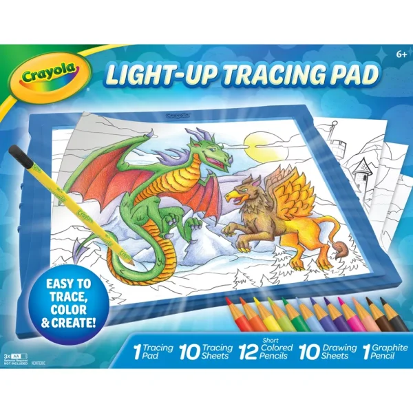 Crayola Light Up Tracing Pad Blue – Magenta Family Store